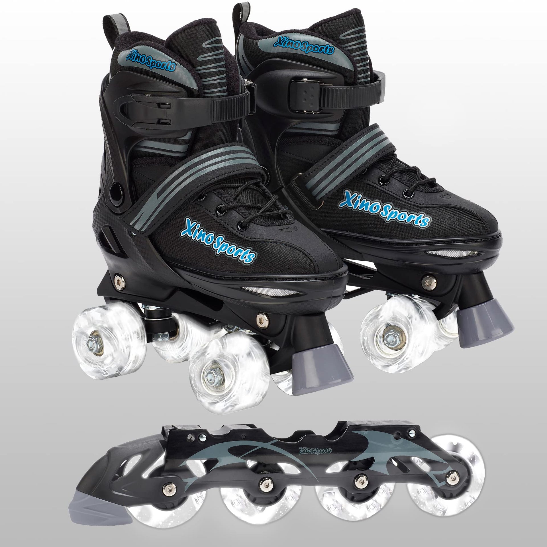2 in 1 Roller Skates and Inline Skates Combo – Xino Sports