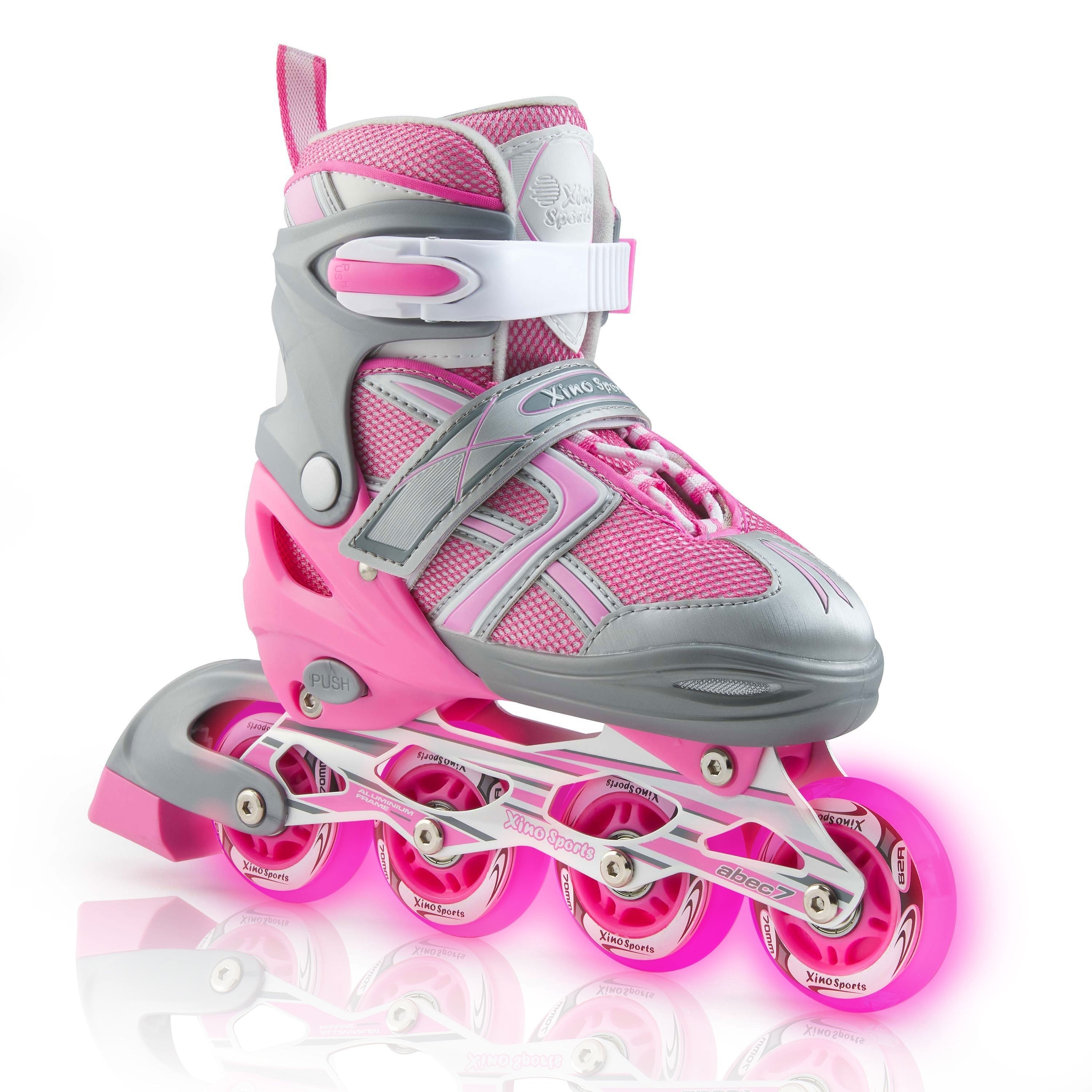 Adjustable Inline Skates for Kids With Light-Up Wheels – Xino Sports